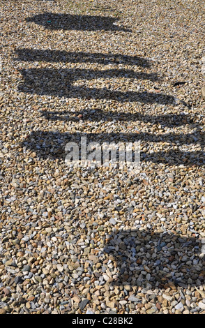 Washing line shadows Stock Photo - Alamy