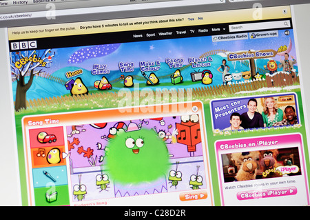 BBC Cbeebies website screenshot Stock Photo - Alamy
