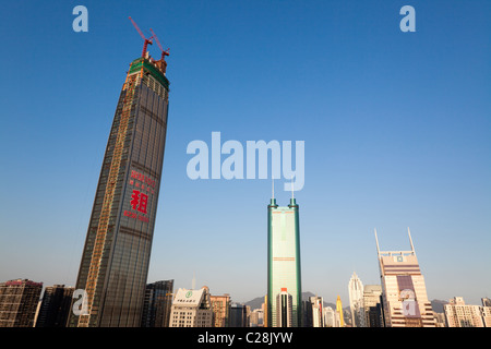 Office buildings in Shenzhen with landmark Saige Building Guangdong ...
