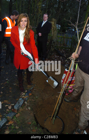Nadine Coyle helps to break Guinness World Record Tree planting attempt ...