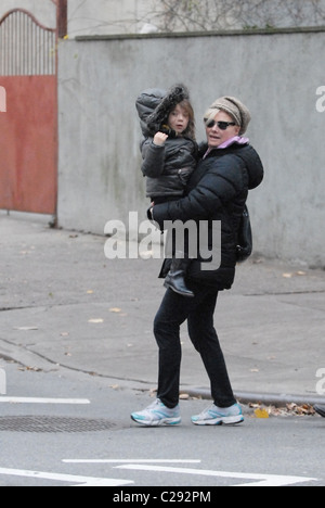 Debra Lee Furness and Family out and about in The West Village New York ...