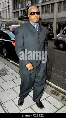 MC Hammer aka Stanley Kirk Burrell outside Claridges Hotel London ...