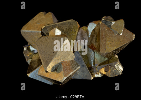 Pyrite (FeS2) (Iron sulfide) - Peru - Popularly known as "fool's gold ...