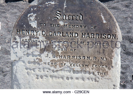 Bonetta Cemetery Ascension Island Stock Photo - Alamy