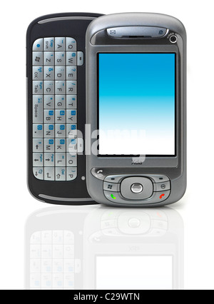 Slide Mobile phone with keyboard Stock Photo - Alamy