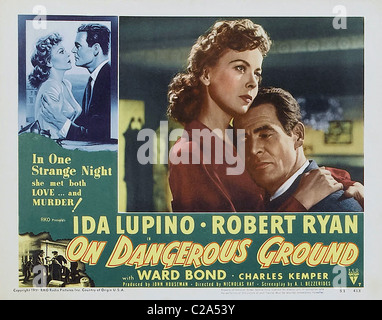 ON DANGEROUS GROUND (1951) IDA LUPINO, ROBERT RYAN NICHOLAS RAY (DIR ...