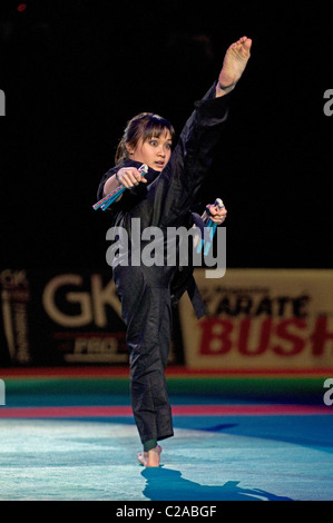 Gemma Nguyen performs at Special "Bruce Lee Challenge" Nunchaku ...