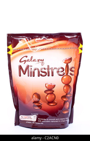 Packet of Galaxy Minstrels Chocolates Stock Photo - Alamy
