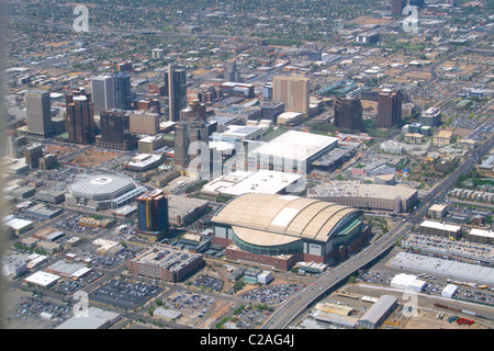 Aerial view of downtown Phoenix Arizona Stock Photo - Alamy
