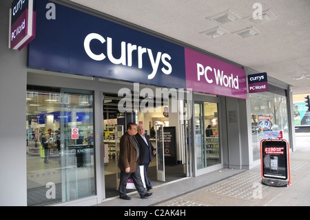 Currys PC World computers electrical cameras Stock Photo - Alamy
