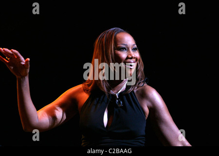 Gospel singer Yolanda Adams performing at the 30th Year celebration of ...
