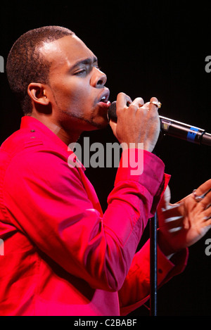American singer Mario (Mario Dewar Barrett ) visits the M.L. Wilson ...