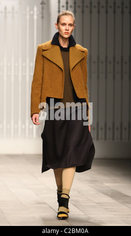 Jaeger London collection AW 2011/12 at London Fashion Week Stock Photo ...