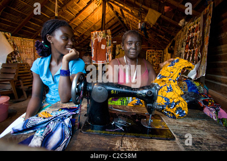 Dressmaker ,Betou ,Ubangi River ,Republic of Congo Stock Photo - Alamy