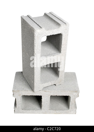 A vertical shot of concrete blocks Stock Photo - Alamy
