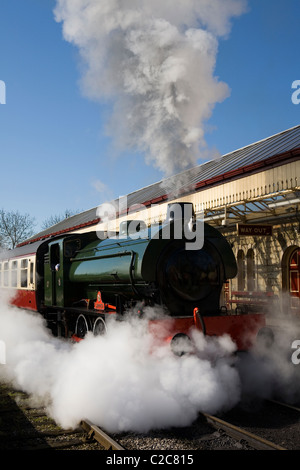 The Saddle Steam Locomotive- East Lancs Railway, Ramsbottom Station ...