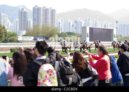 Hong Kong Jockey Club House Racing Stock Photo - Alamy