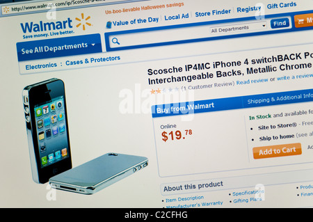 Walmart website screenshot Stock Photo - Alamy