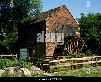 The water wheel of Cheddleton Flint Mill Cheddleton Staffordshire ...