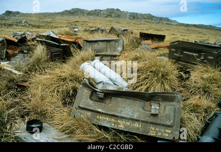 War & Conflict - Falklands War - Mount Longdon Stock Photo: 106255434 ...