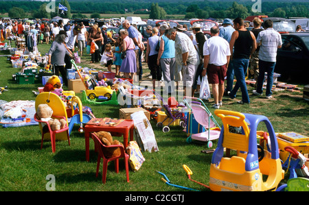 Car Boot Sale, Bordon, Hampshire UK Stock Photo - Alamy