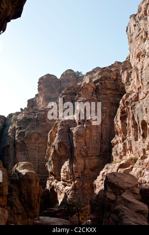 Ancient rock formation in Petra, Jordan Stock Photo - Alamy