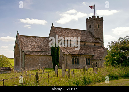 The grave of Nancy Mitford in the churchyard of St Marys church in the ...