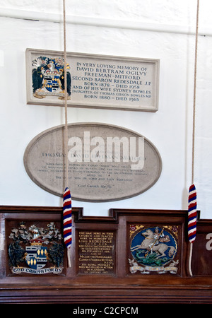 The graves of the Mitford sisters in church yard of St Mary s in the ...