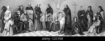 Cultural history of the religious orders, from left: Carthusians ...