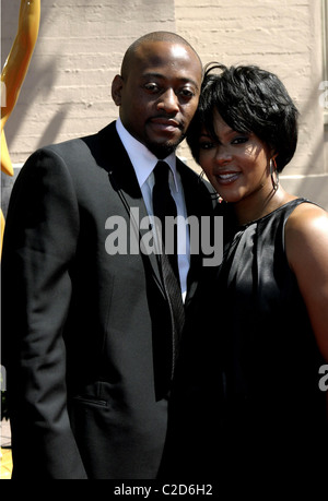 Omar Epps and guest 2007 Creative Emmy Awards at Shrine Auditorium Los ...