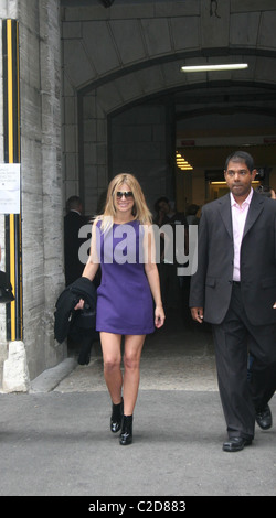 Carmen Electra leaving the Jill Stuart fashion show at the New York ...