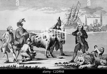 The Spanish American War, political cartoon showing Uncle Sam bidding ...