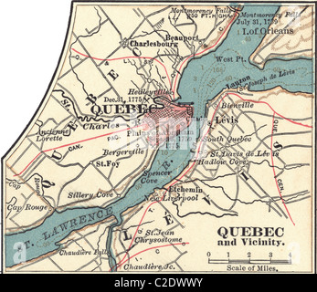 ST LAWRENCE RIVER: Montmorency Falls & Ste Petronille, Québec. Quebec ...