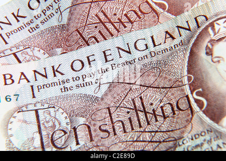 Pre-decimal British currency. Pound, shillings and pence Stock Photo ...
