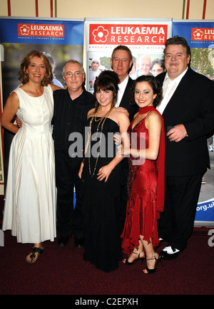 Abigail Doyle, Nula Doyle and Emma Thompson attending Patrick Doyle's ...