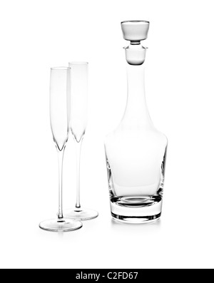 A high quality heavy lead glass (crystal) dressing table box ...