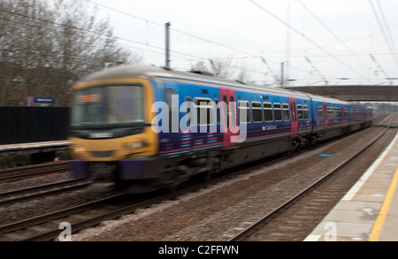 Class 365 Networker Express train in Great Northern livery in a railway ...