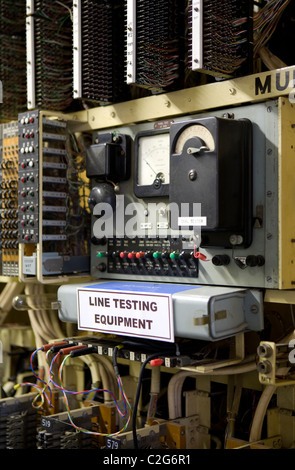 Relay panel with relays and wires Stock Photo - Alamy