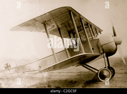 German Biplane Ago type Stock Photo - Alamy