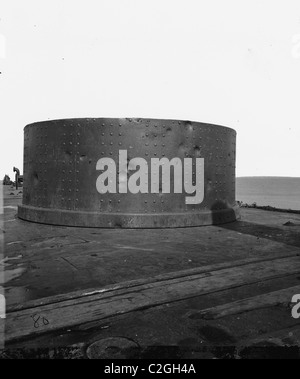 image of monitor USS Passaic without pilot house & awning stanchions ...