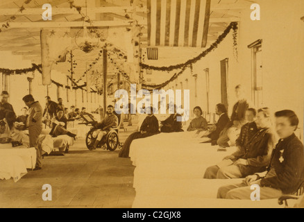 A Ward in Armory Square Hospital, Washington, D.C Stock Photo - Alamy