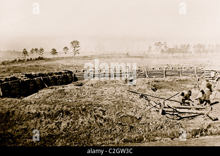 Atlanta, Georgia. Confederate fortifications, Civil War Photographs ...
