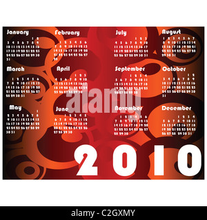 calendar february 2010 Stock Photo - Alamy