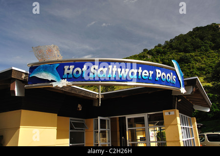 Entrance to Mount Maunganui Hot Salt Water Pools, Mount Maunganui ...