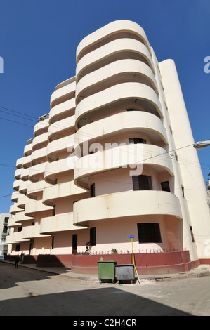 Havana. Cuba. Centro Habana. Solimar apartment building, by architect ...