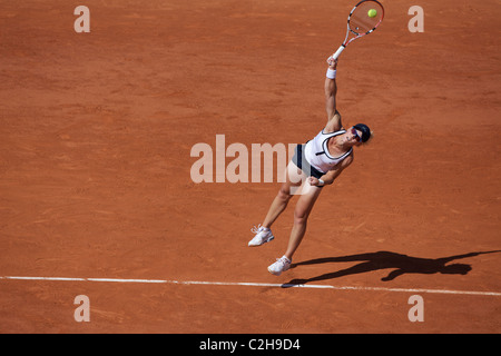 Sam Stosur, Australia, in action at the French Open Tennis Tournament ...