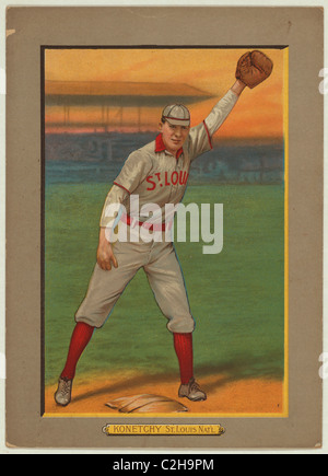 Ed Konetchy, St. Louis Cardinals, baseball card portrait Stock Photo ...