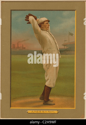 Red Ames, New York Giants, baseball card portrait Stock Photo - Alamy