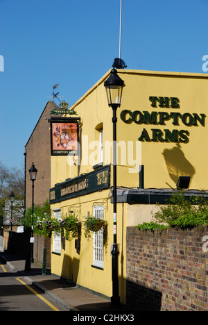 The Compton Arms public house in Islington, London Stock Photo - Alamy