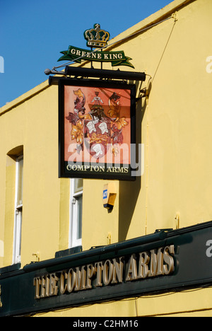 The Compton Arms public house in Islington, London Stock Photo - Alamy